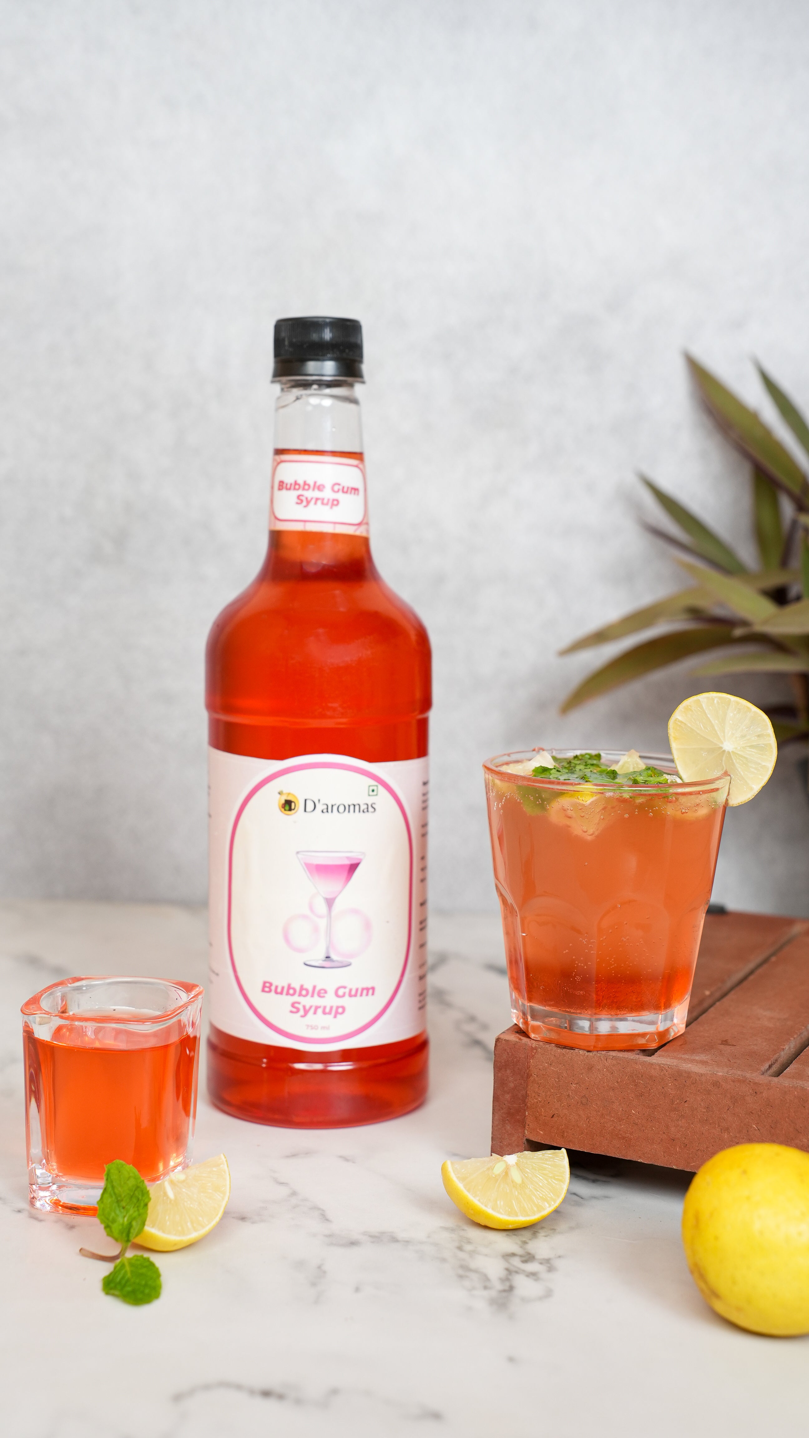 Bubble Gum Fruit Syrup 750ML – Daromas